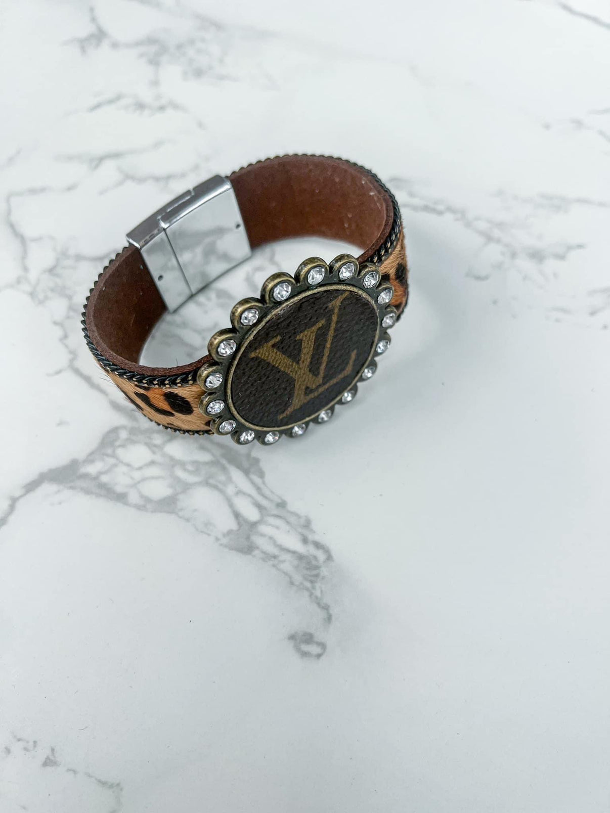 Upcycled Cowhide Cuff Bracelet – Southern Diva Designs